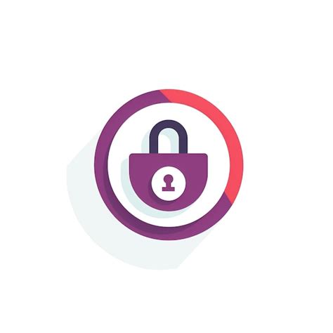 Premium Photo Network Security Icon