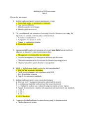 Auditing In A CIS Environment Quiz System Maintenance Course Hero