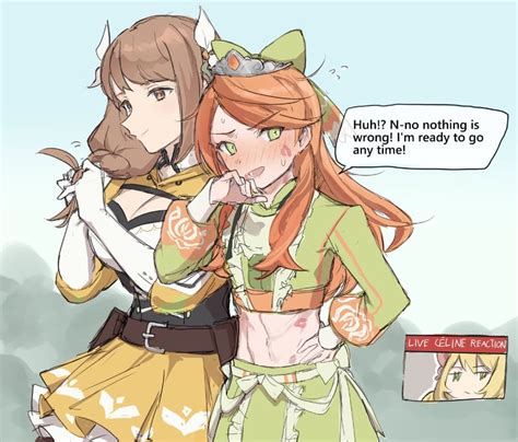 Celine Goldmary And Etie Fire Emblem And 1 More Drawn By