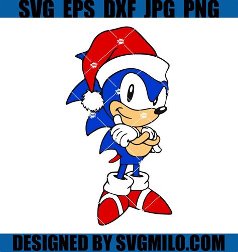 Sonic Christmas Svg Sonic Svg Xmas Svg1200x1200v1640020401