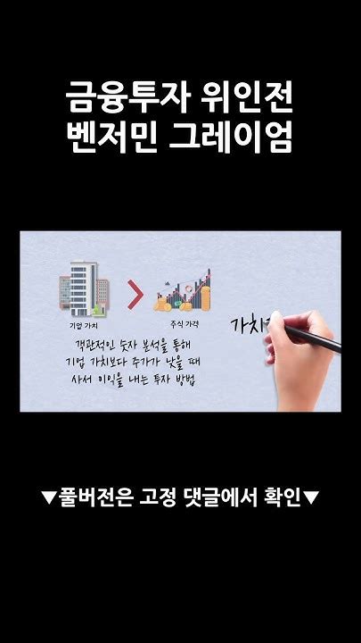 가치투자의 아버지 벤저민 그레이엄 Youtube