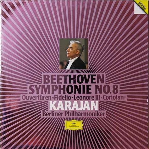 Lp レコード カラヤンのベートーヴェン交響曲第8番ほか 独dgg 3290