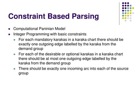 Ppt Two Stage Constraint Based Sanskrit Parser Powerpoint Presentation Id4652288