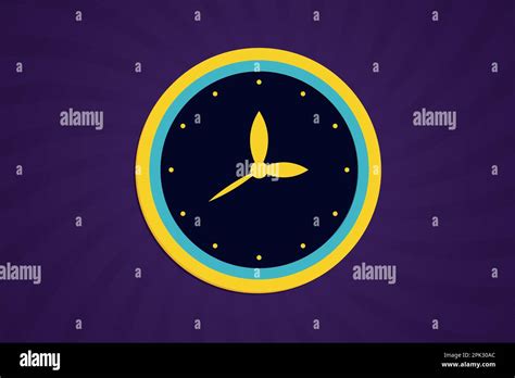 Modern Clock For Vector Illustration Stock Vector Image And Art Alamy