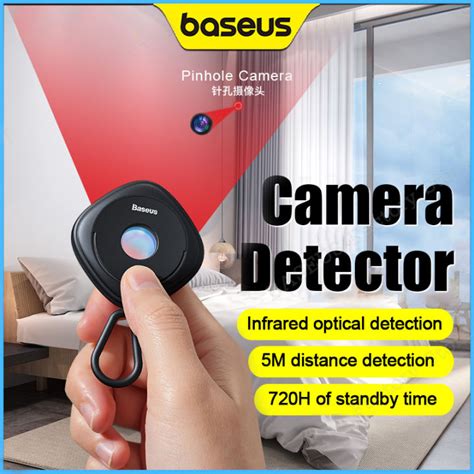 Baseus Camera Detector For Hidden Camera Portable Pinhole Hidden Lens Detect Gadget Anti Peeping