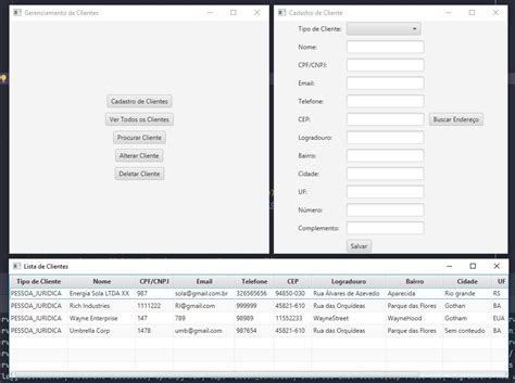 🚀crud De Cadastro De Clientes Com Spring Boot Utilizando Interface Gráfica Javafx Consumindo