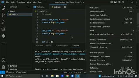 Js Let Var And Const Youtube