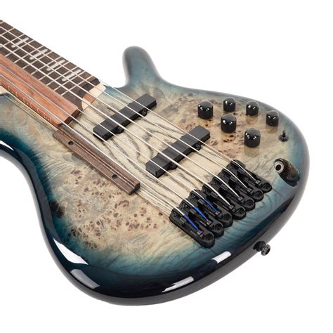 Ibanez Sras7 Bass Workshop Ashula 7 String Bass Cosmic Blue Starburst