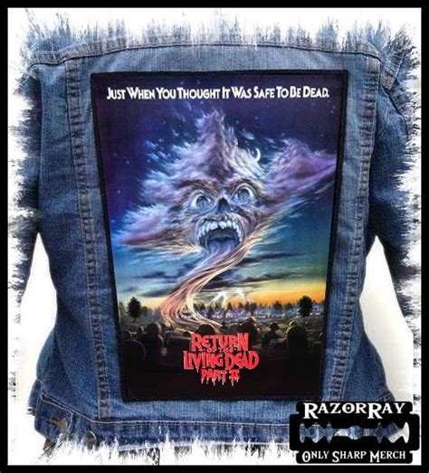 Return Of The Living Dead Ii Backpatch Back Patch