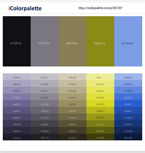 960 Latest Color Schemes With Cinder Color Tone Combinations 2023 Icolorpalette