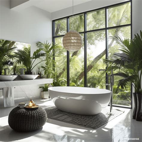 รวมไอเดีย การตกแต่งห้องน้ำมีอ่างอาบน้ำ ในบรรยากาศผ่อนคลาย ใกล้ชิดธรรมชาติ