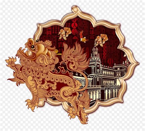 中式麒麟图案png图片素材下载 图片编号qdonezbd 免抠素材网