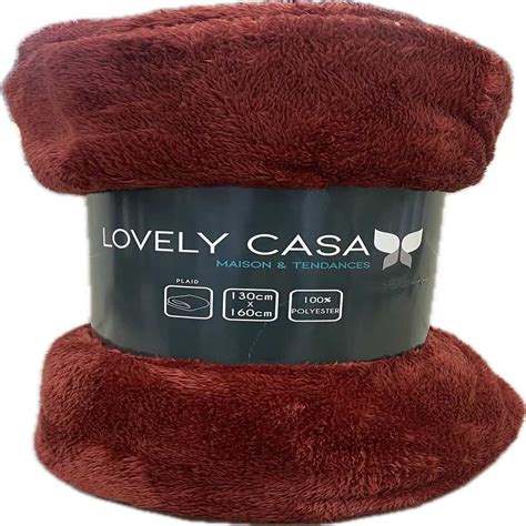 Rust Throw 130x160cm Allens