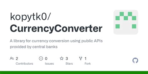 Currencyconvertericurrencyrateprovidercs At Master · Jakubqwecurrencyconverter · Github