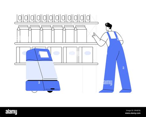 Inventory Robots Abstract Concept Vector Illustration Stock Vector Image And Art Alamy