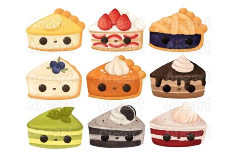 Cute Kawaii Cake Kawaii Food Desserts Birthday Png