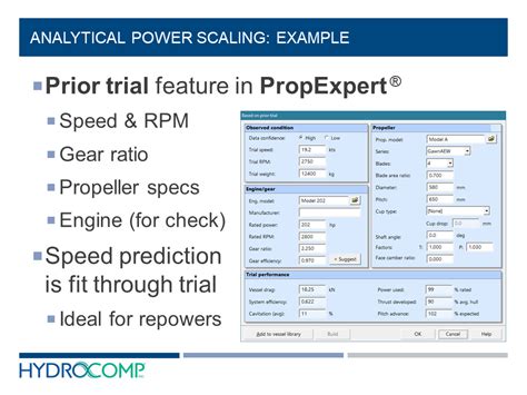 Analytical Power Scaling Example