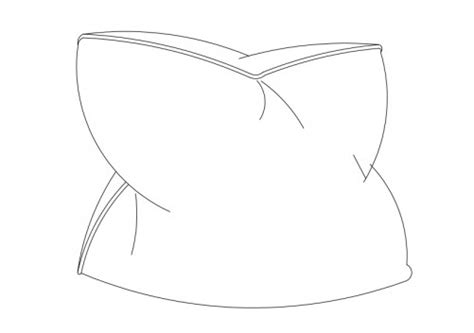 Free Pillow Cad Block Dwg Dxf Pdf Format Free Cads
