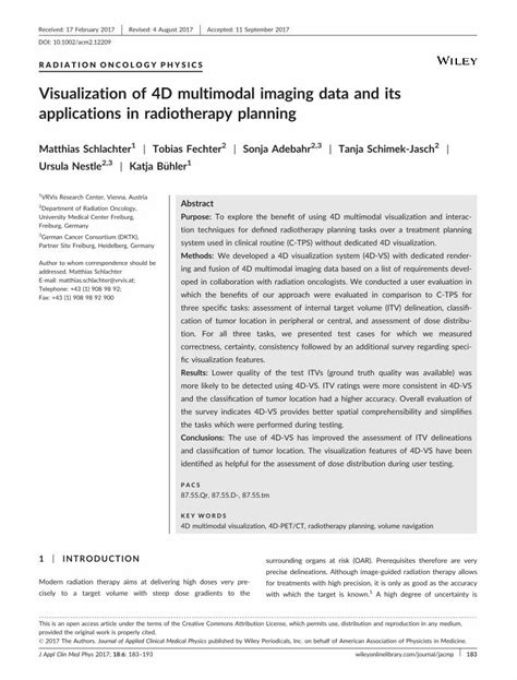 Pdf Visualization Of 4d Multimodal Imaging Data And Its · Pdf Filegate Visualize And