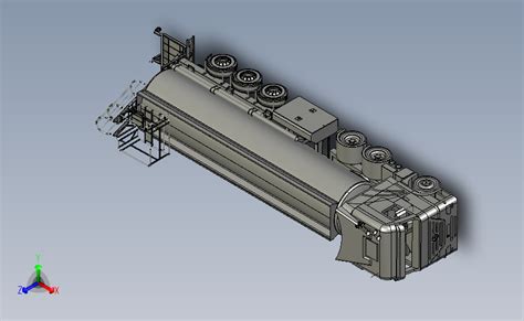 油罐水箱运输车汽车大货车step模型图纸下载 懒石网 油罐水箱运输车汽车大货车step模型图纸下载 懒石网