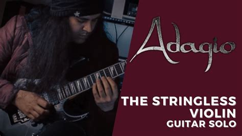 Adagio The Stringless Violin Guitar Solo Cover By Leonardo Ninello