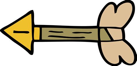 Cartoon Doodle Arrow Flying 12168088 Vector Art At Vecteezy