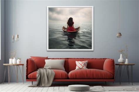 Premium Photo Innovative Style Introducing The Floating Frame Canvas