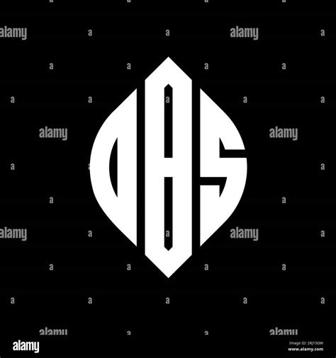 Dbs Circle Letter Logo Design With Circle And Ellipse Shape Dbs Ellipse Letters With