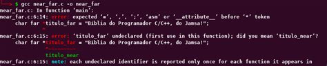 Erro Com Ponteiros Near E Far Em Código C Stack Overflow Em Português