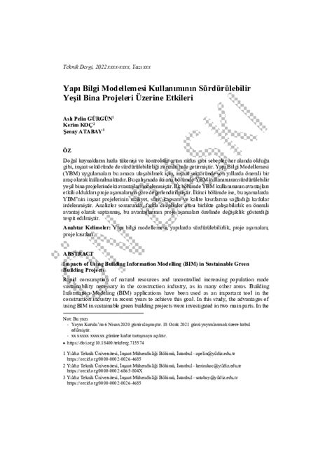 Pdf Impacts Of Using Building Information Modelling Bim In Sustainable Green Building Projects