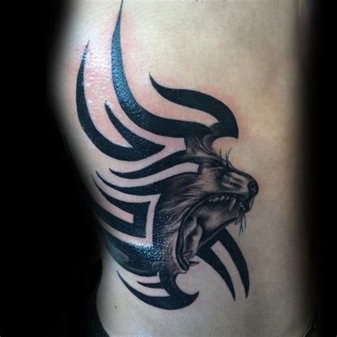 Tribal Lion Tattoo Designs For Men