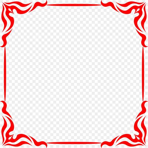 빨강 장식 그래픽 디자인 원래 신선한 텍스트 테두리 장식 Png 일러스트 및 벡터 에 대한 무료 다운로드 Pngtree