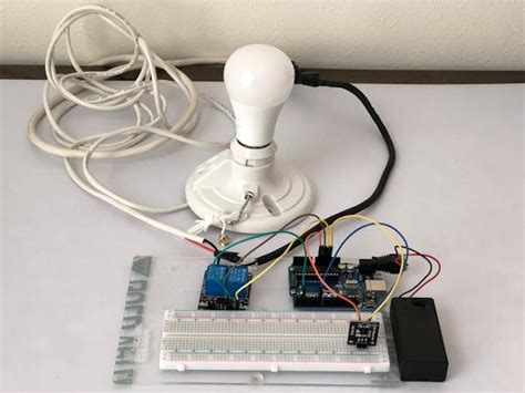 Remote Control Light Bulb Using A Relay Arduino Project Hub