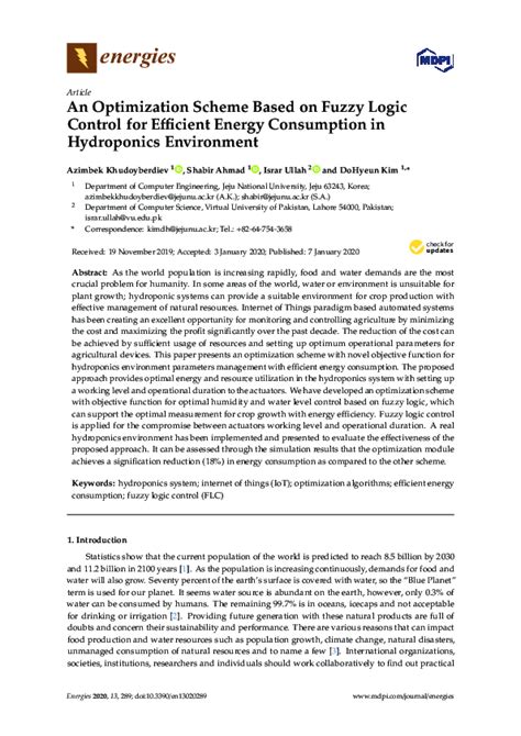 Pdf The Controlling And Monitoring System In Oyster Mushroom Cultivation Using Fuzzy Logic