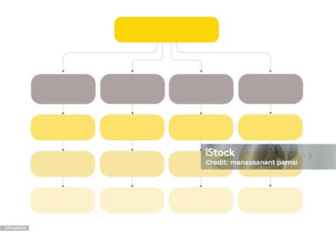 Infographic Flowchart Workflow Diagram Organization Chart Vector Illustration Ilustrasi Stok