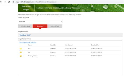 Technical Tip How To Manually Download Firmware O Fortinet Community