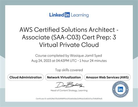 Wasique Jamil Syed On Linkedin Certificate Of Completion