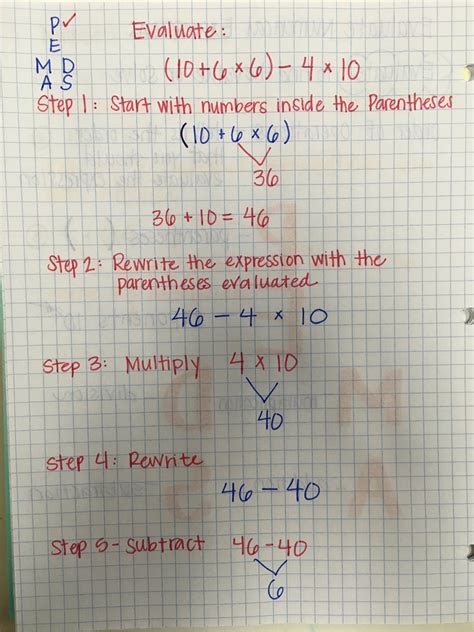 Evaluate Numerical Expressions