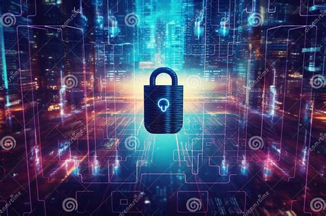 Cyber Security Critical Importance Of Cyber Security In The Digital Age Stock Illustration