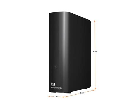 WD Elements 20TB USB 3 0 Desktop External Hard Drive Black Newegg Com