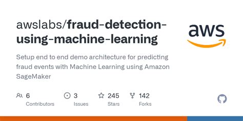 Fraud Detection Using Machine Learning Fraud Detection Sagemaker Demo