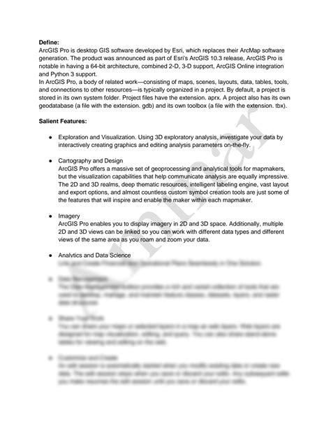 SOLUTION Introduction To Arcgis Pro Studypool