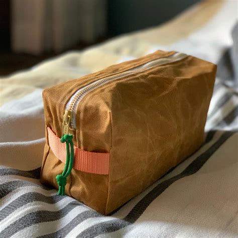 Waxed Canvas Dopp Kit