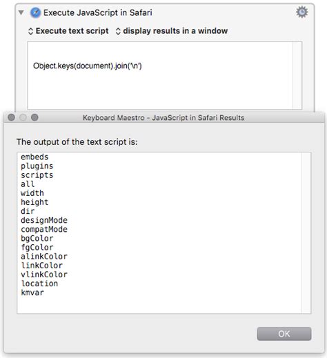 Javascript For Automation Keyboard Maestro Wiki