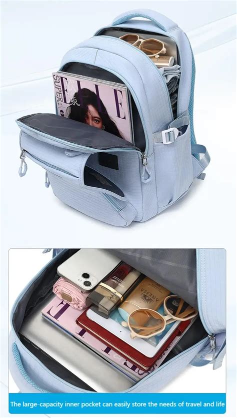 Fashionable And Waterproof School Bags With Laptop Compartment