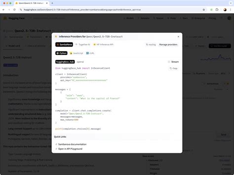 Hugging Face Partners With Sambanova To Supercharge Its Inference Api Capabilities