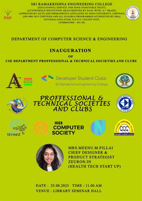 Department Of Computer Science And Engineering Srec