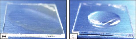 Glass Surface Wettability During Ink Deposition On A Aptes Modified Download Scientific