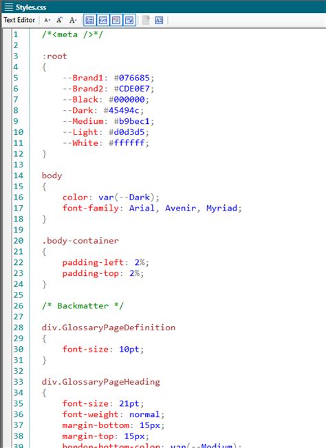 How To Create A Css Stylesheet Madcap Software