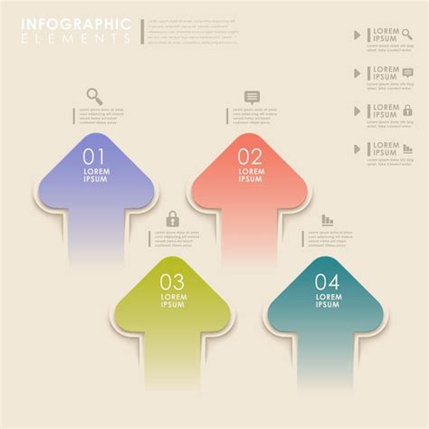 Premium Vector Abstract Arrow Infographics